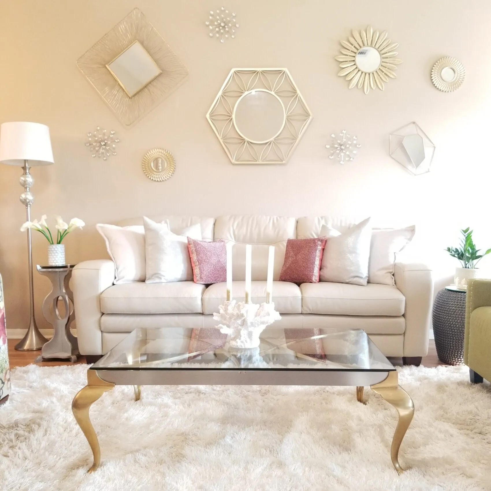 11 Gold Mirror Wall Galleries and Collages - Lani Does It